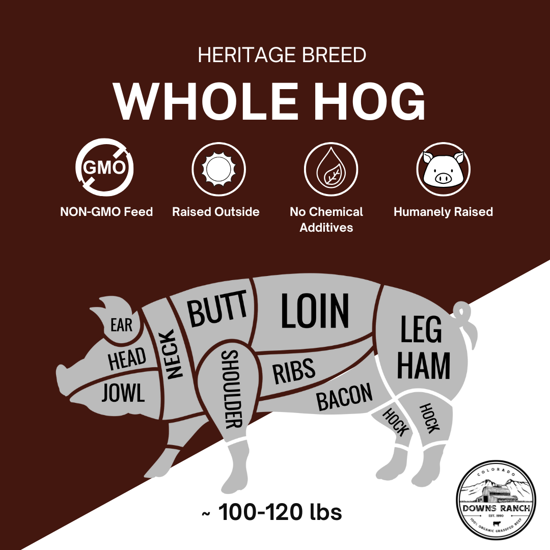 Whole Heritage Breed Hog-[DEPOSIT ONLY] – Downs Ranch